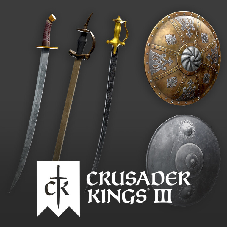 ArtStation - Crusader Kings 3 - Infantry Weapons
