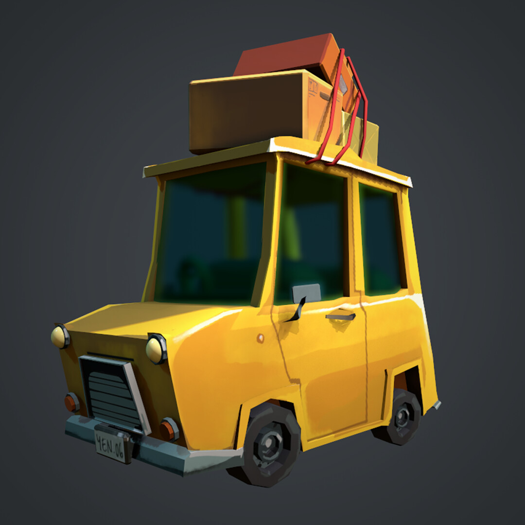 ArtStation - Stylized Car Model