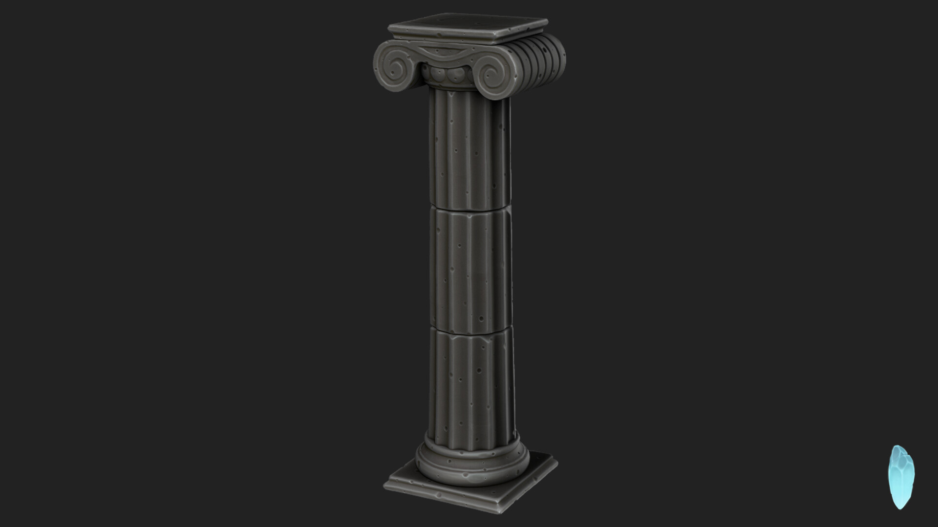 ArtStation - Stylized Roman Pillar