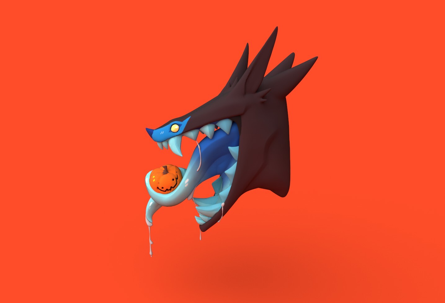 ArtStation - Monster based on a concept art