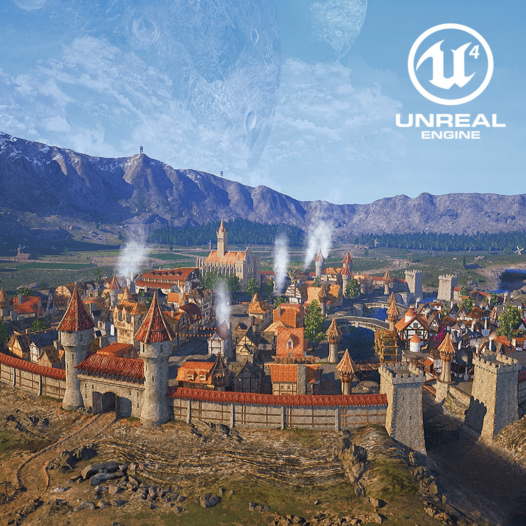 ArtStation - Dragon Town 02