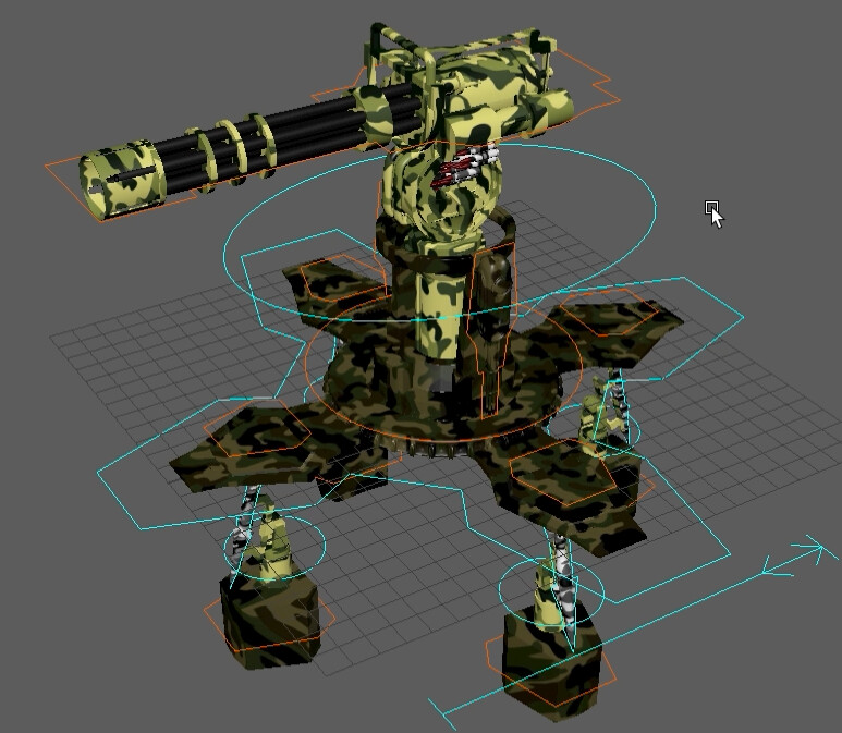 ArtStation - Defensive Turret_Rig