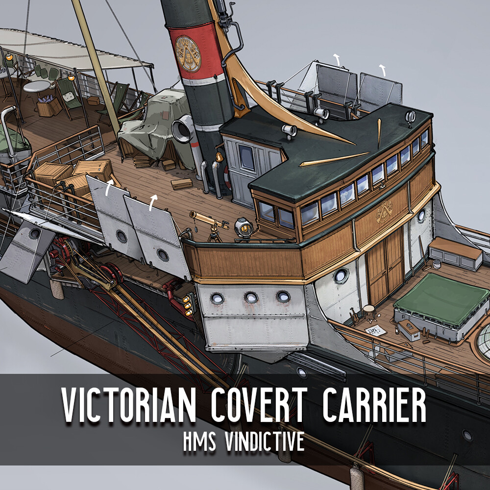 Ian Ho - Victorian Covert Carrier: HMS Vindictive