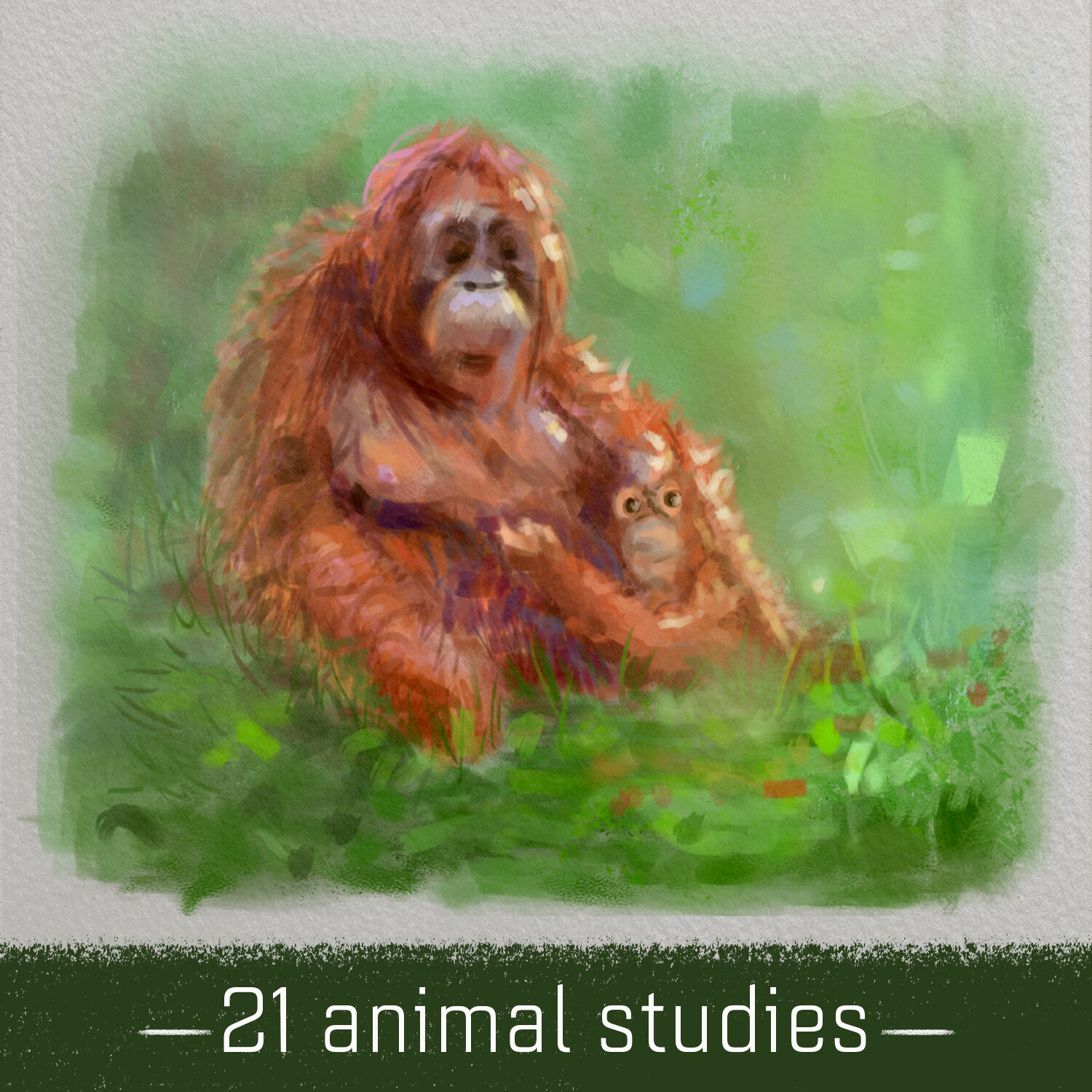ArtStation - 21 animal art studies