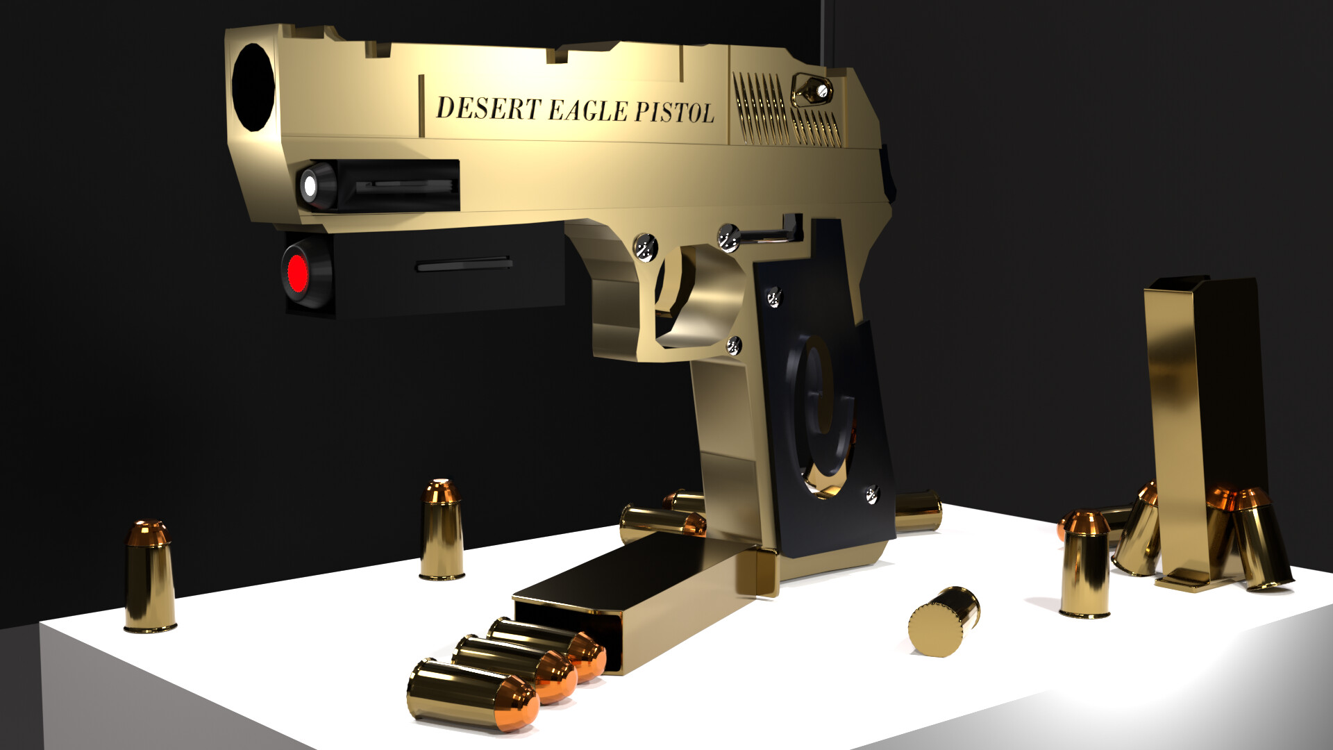 ArtStation - custom desert eagle pistol