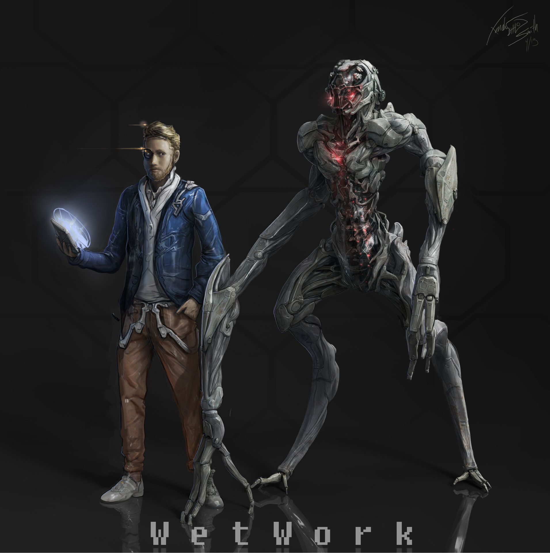ArtStation - Wetwork Episodic Comic/Personal Project 2014