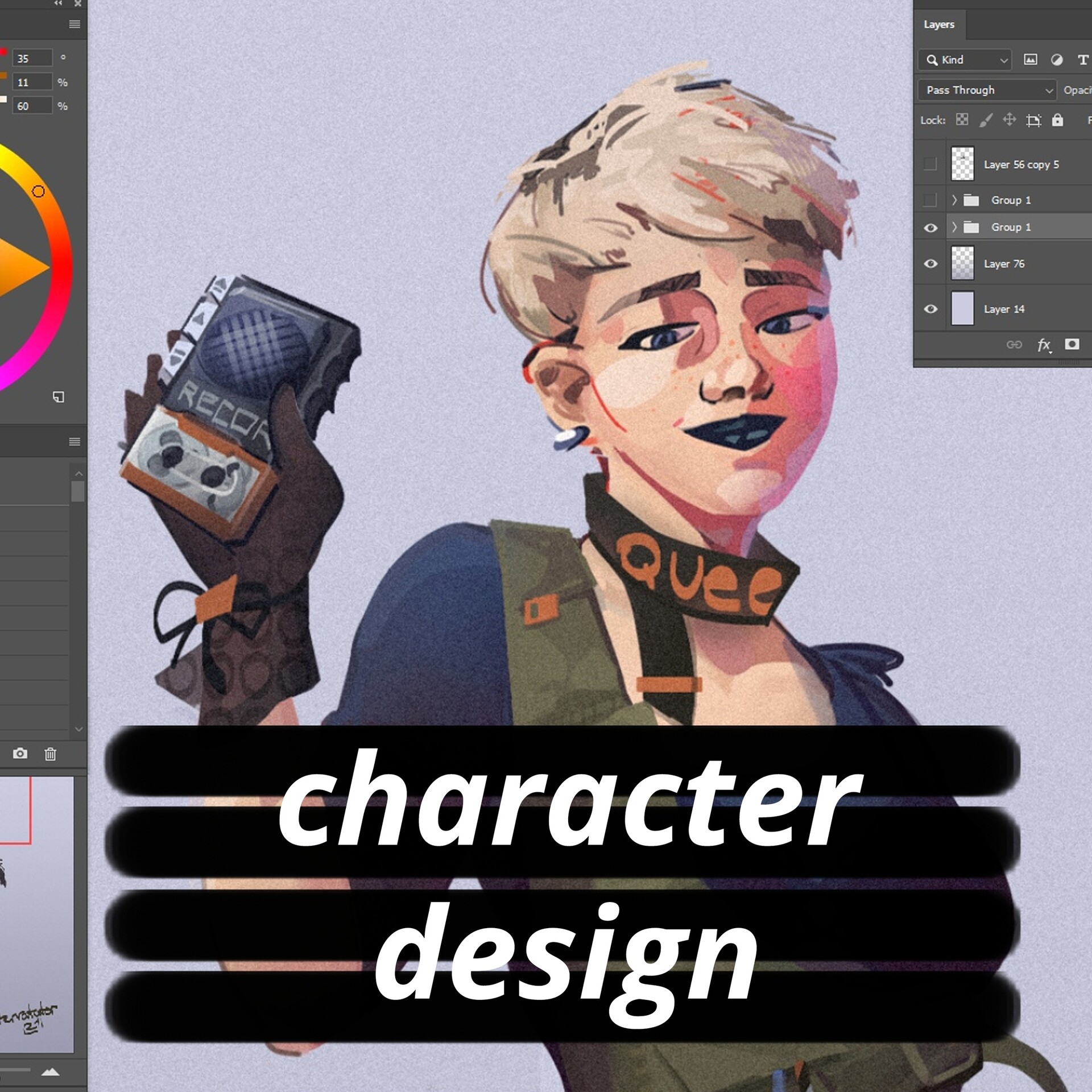ArtStation - Annette - front character design