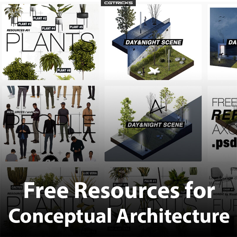 ArtStation - Free resources for Conceptual Architecture Project ...
