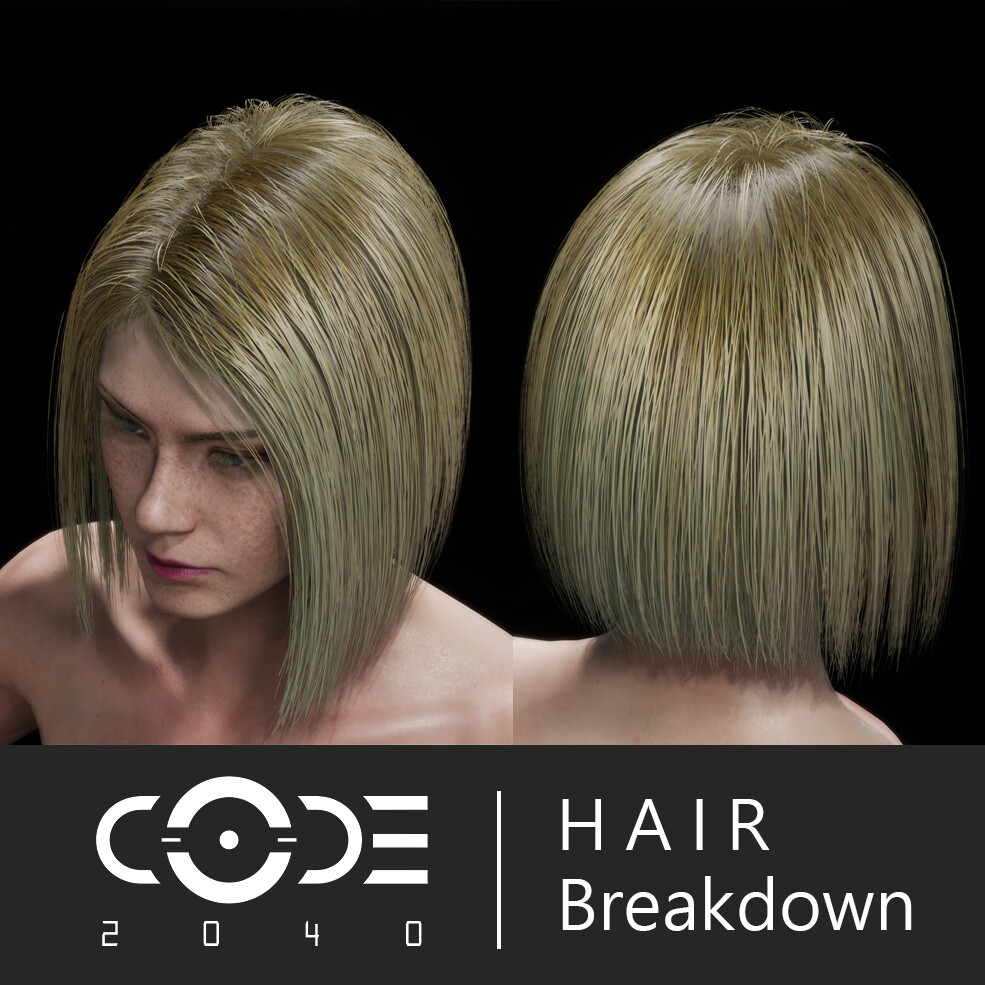 ArtStation - CODE2040-Hair Breakdown