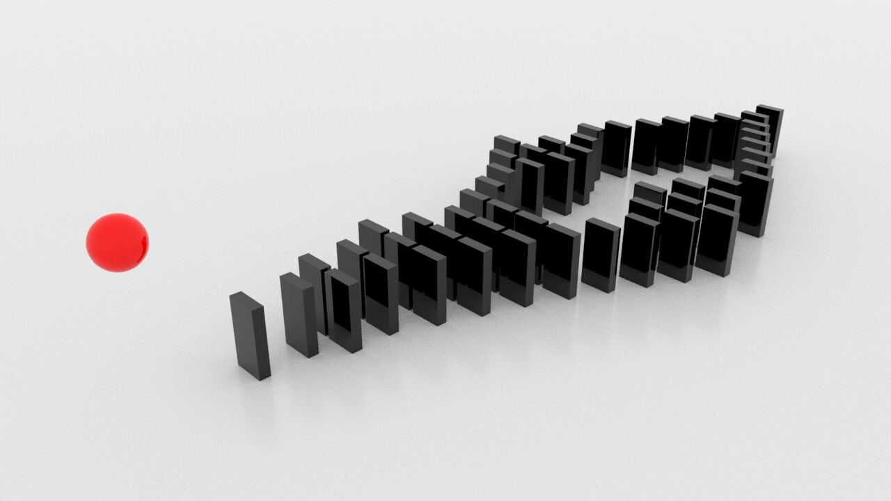 ArtStation - DOMINOES FALL