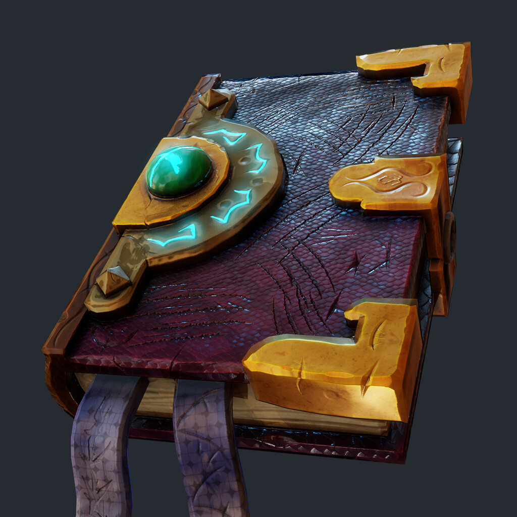 ArtStation - Scratched Spellbook
