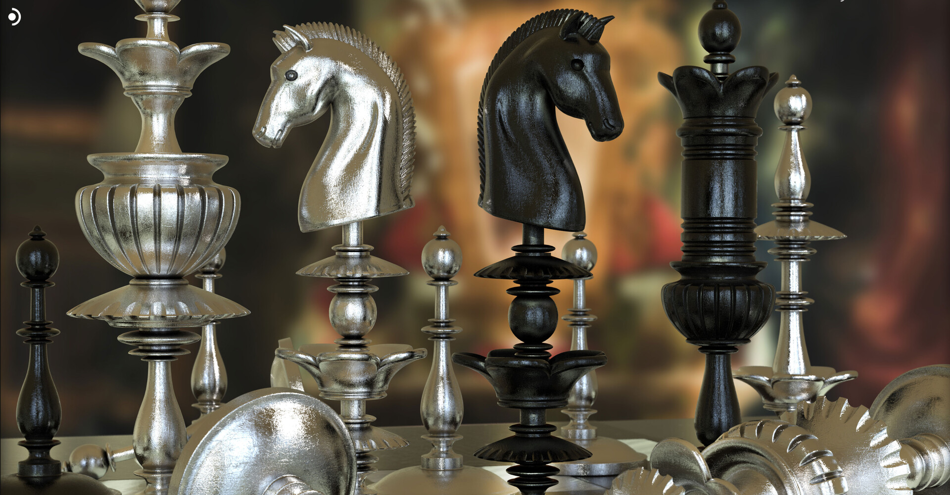 Daniel Boom - Selenus Chessboard -18th century - Reconstruction based ...