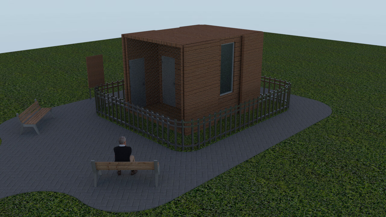 ArtStation - Bird Aviary Visualization