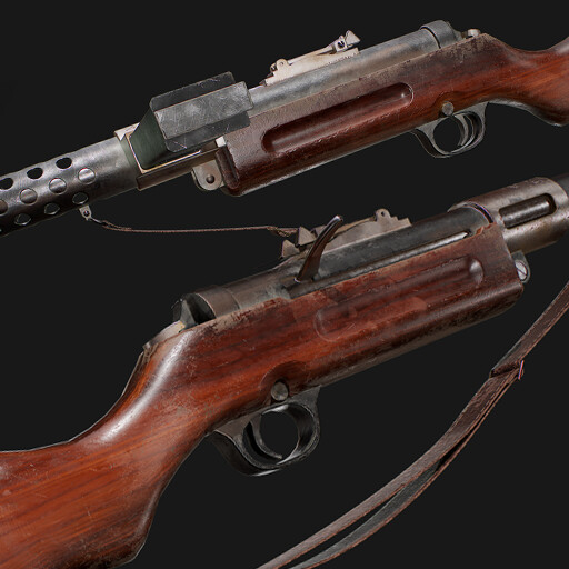 ArtStation - MP28 Submachine gun