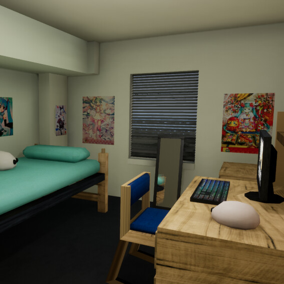 ArtStation - Dorm Room
