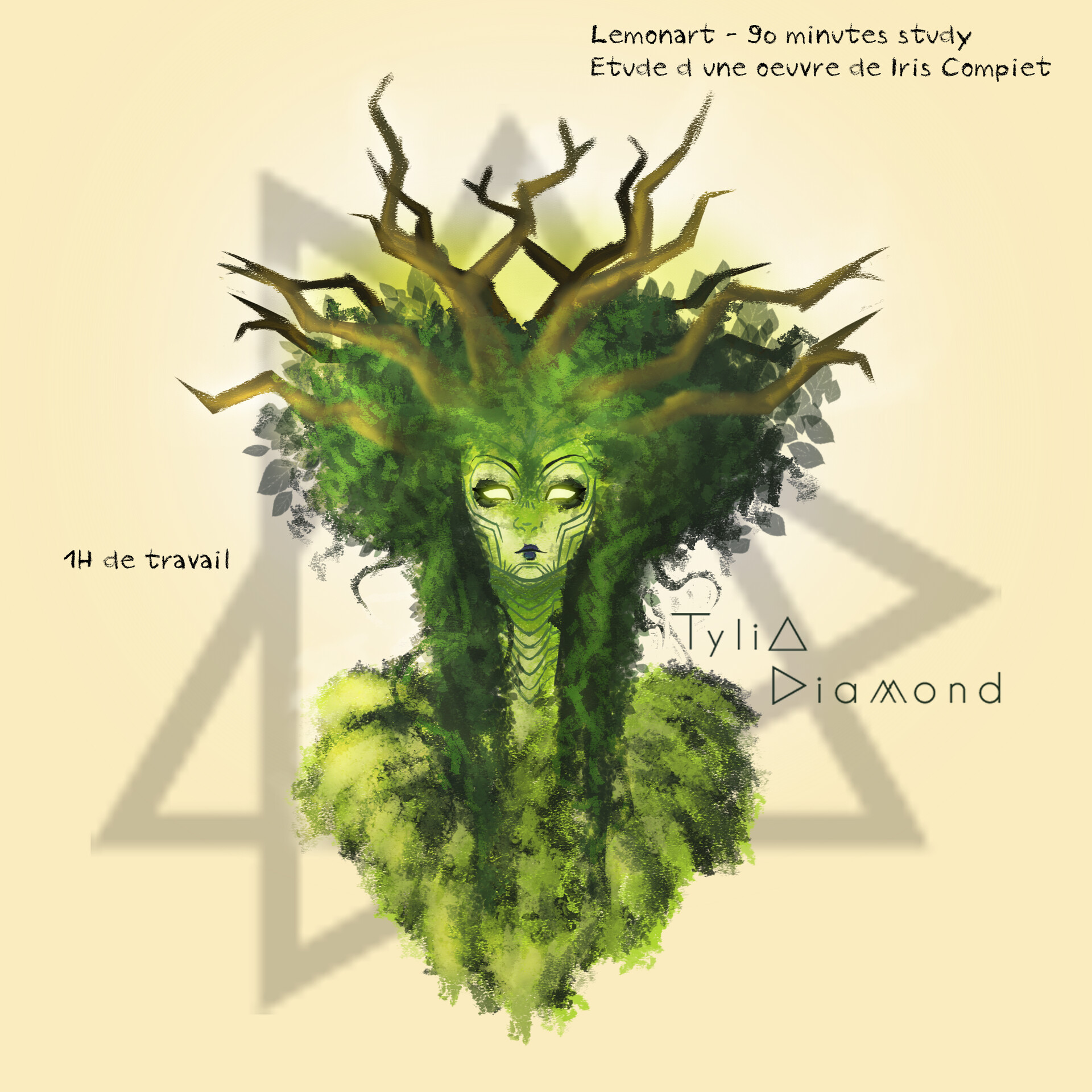 ArtStation - Etude d'une oeuvre d'Iris Compiet