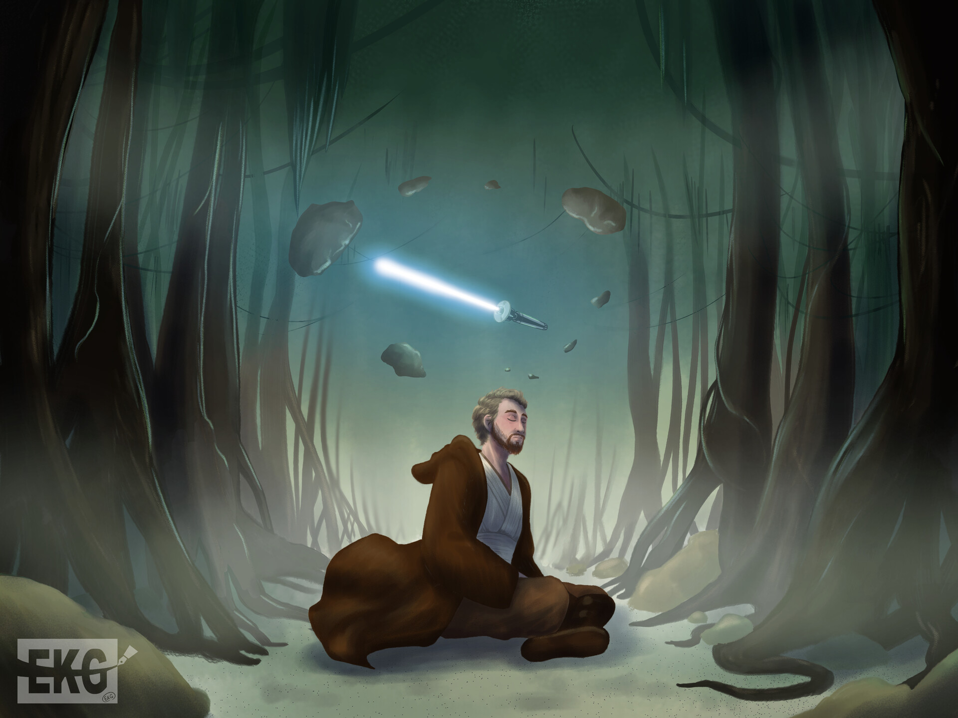 ArtStation - Commission: Jedi Knight