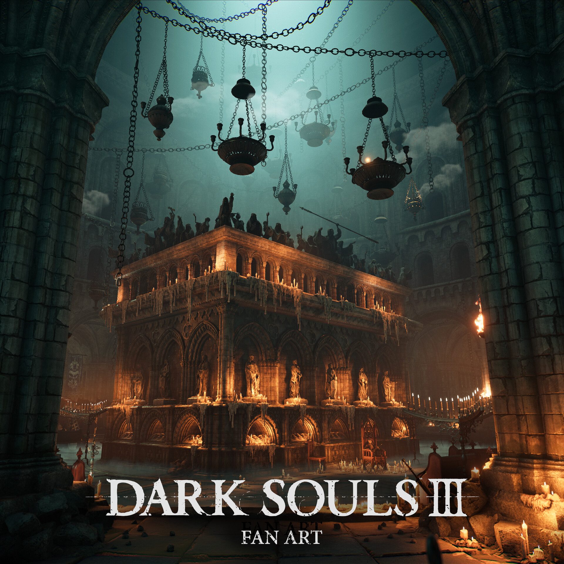 Robert Roeder - Dark Souls III Fan Art - Deacons of the Deep