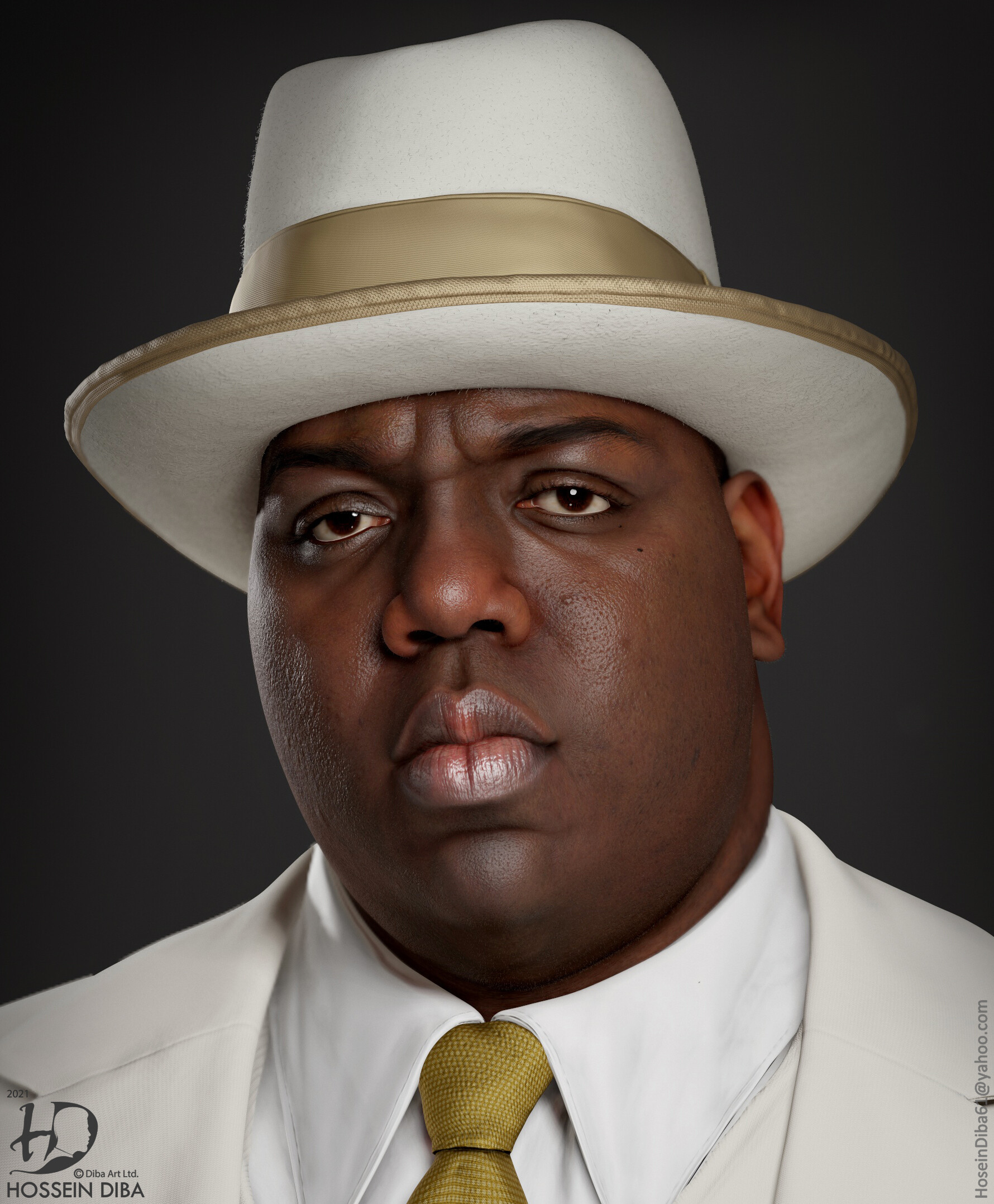 ArtStation - 3D Model of The Notorious B.I.G (Real Time)
