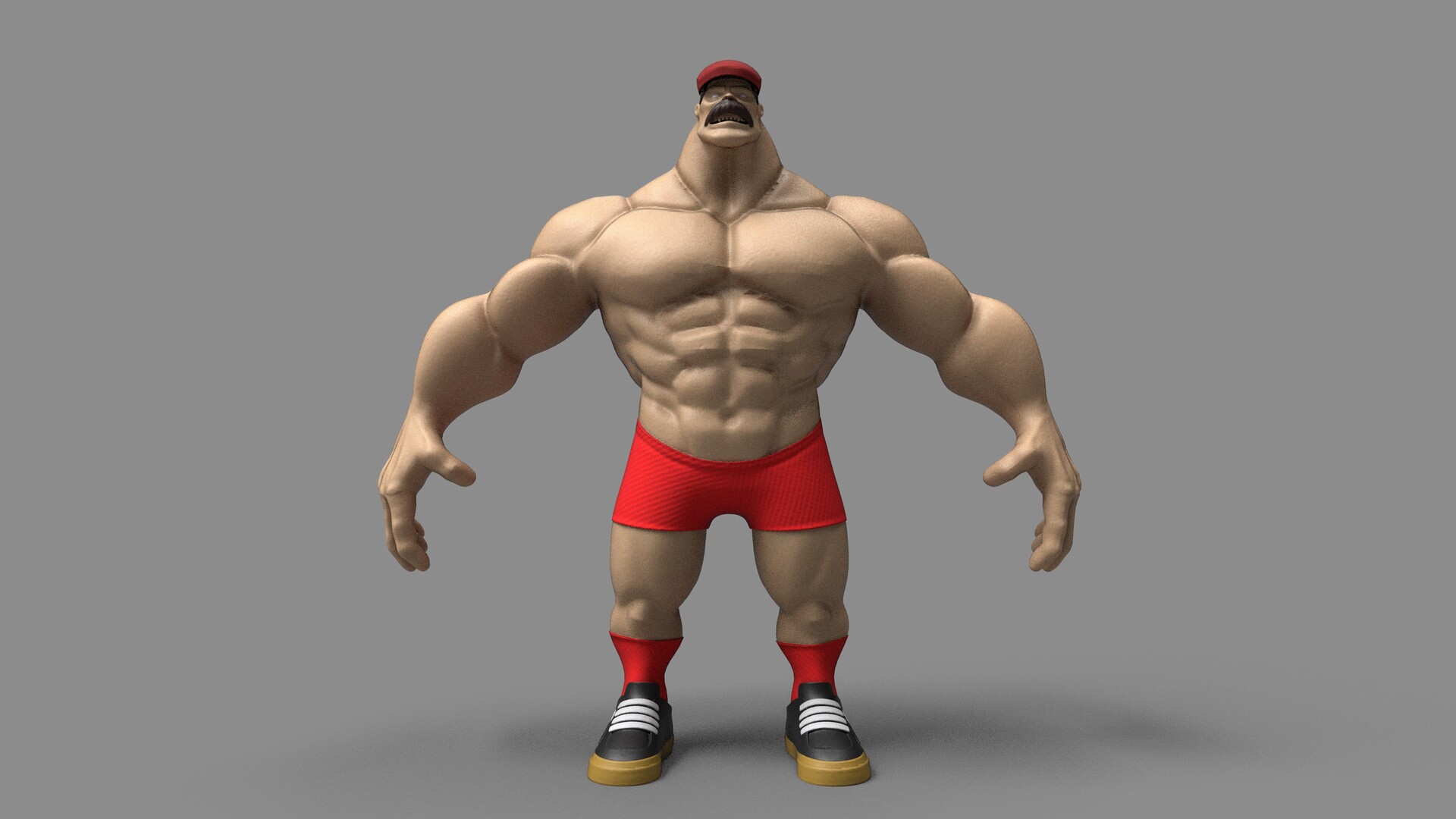 ArtStation - 3D MODEL | STRONGMAN