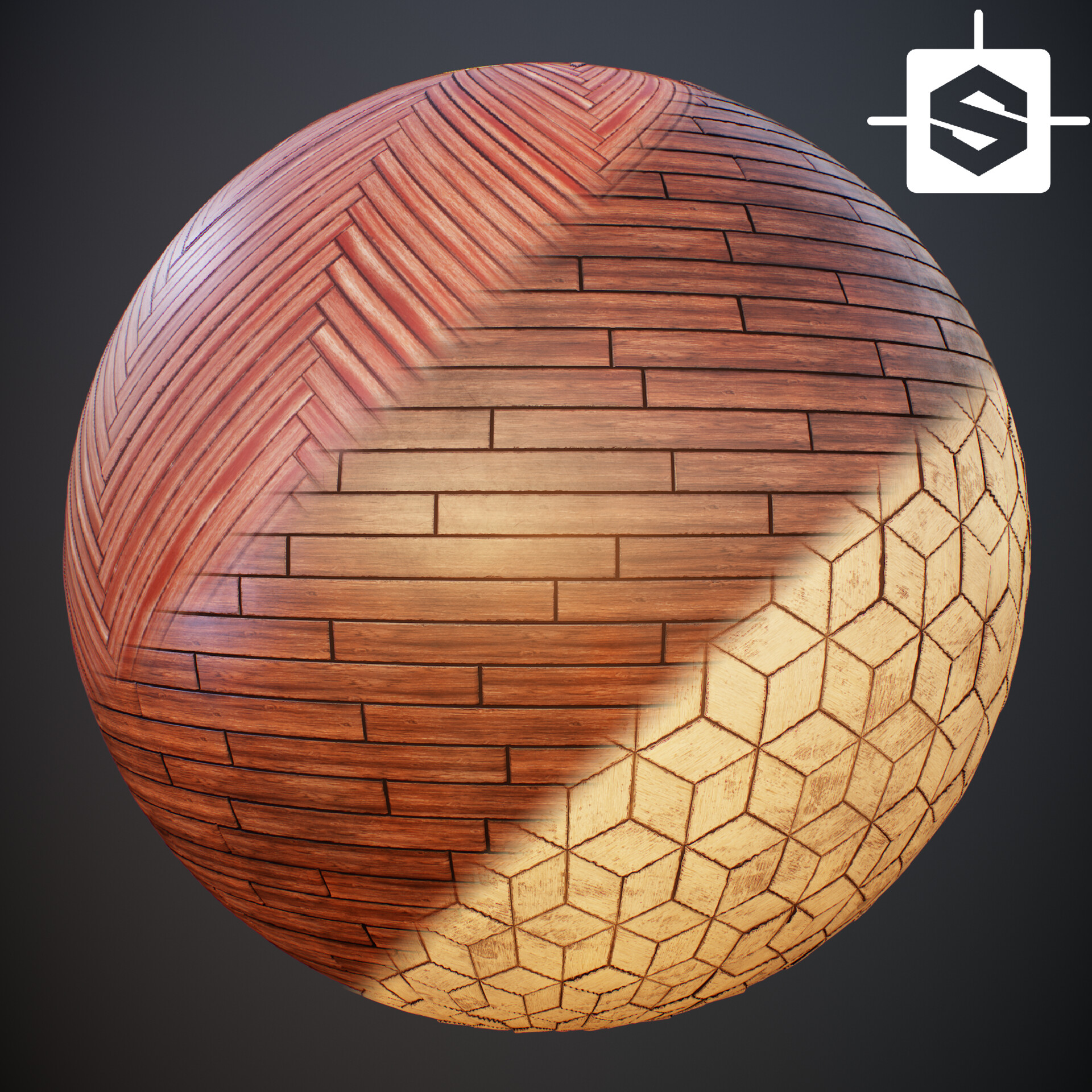 ArtStation - Substance Designer Wood Floor Material Study