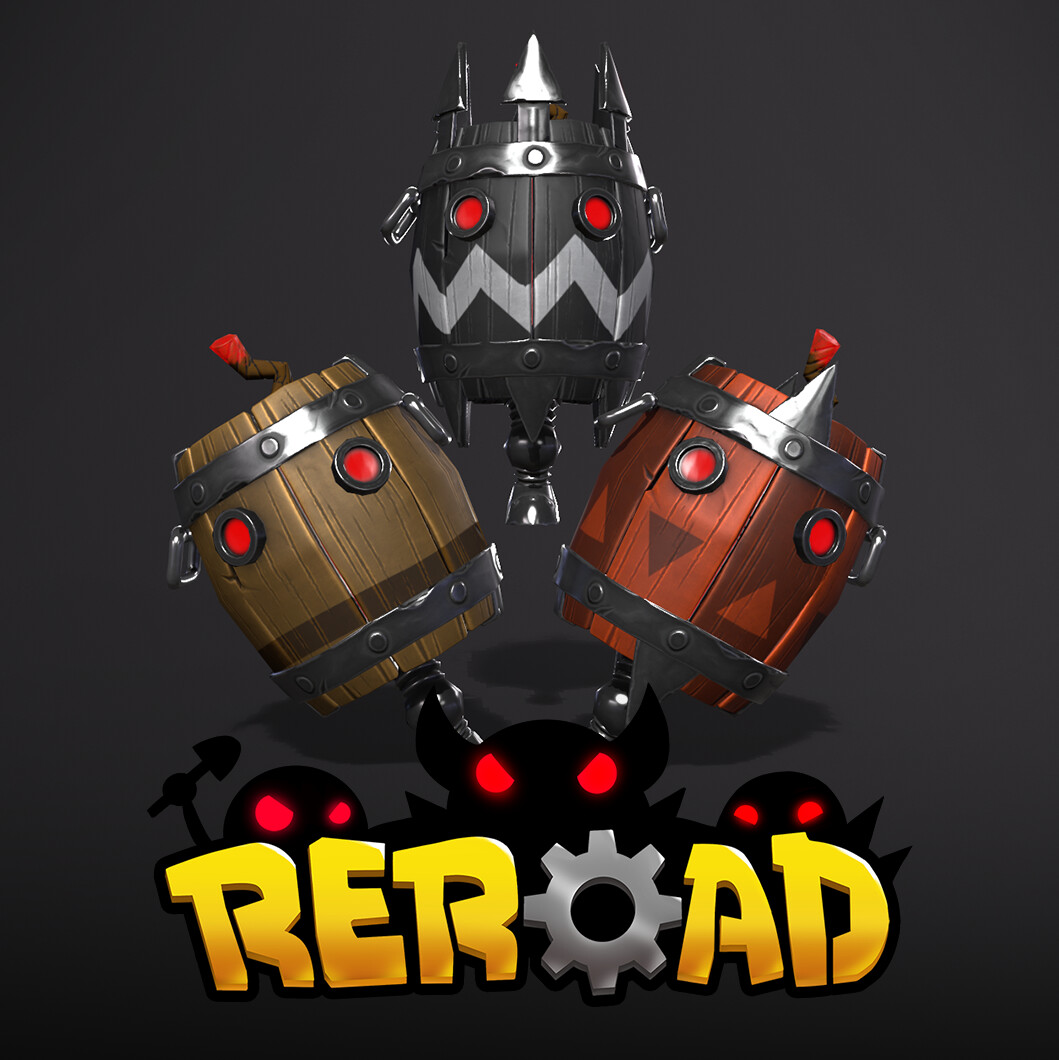 ArtStation - ReRoad - 'Barrel' Monster