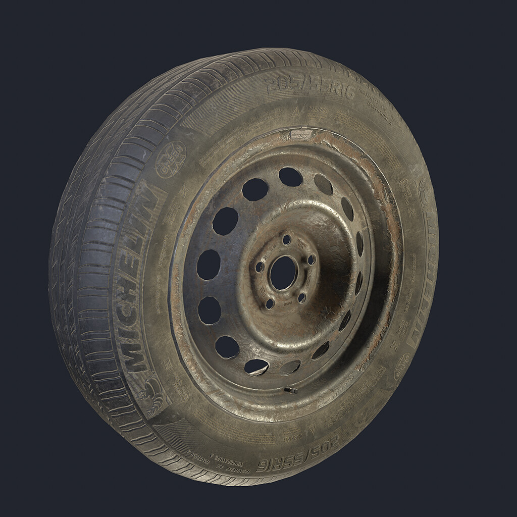 ArtStation - Old Wheel