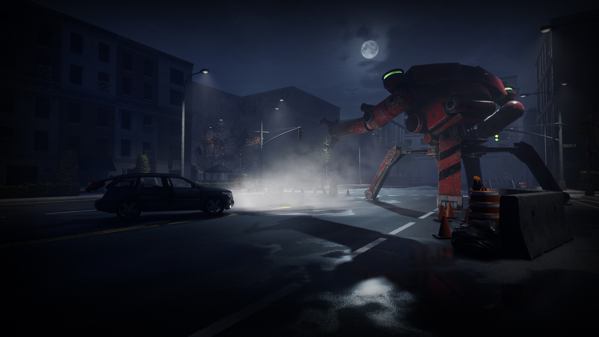 ArtStation - Robot city - Relighting