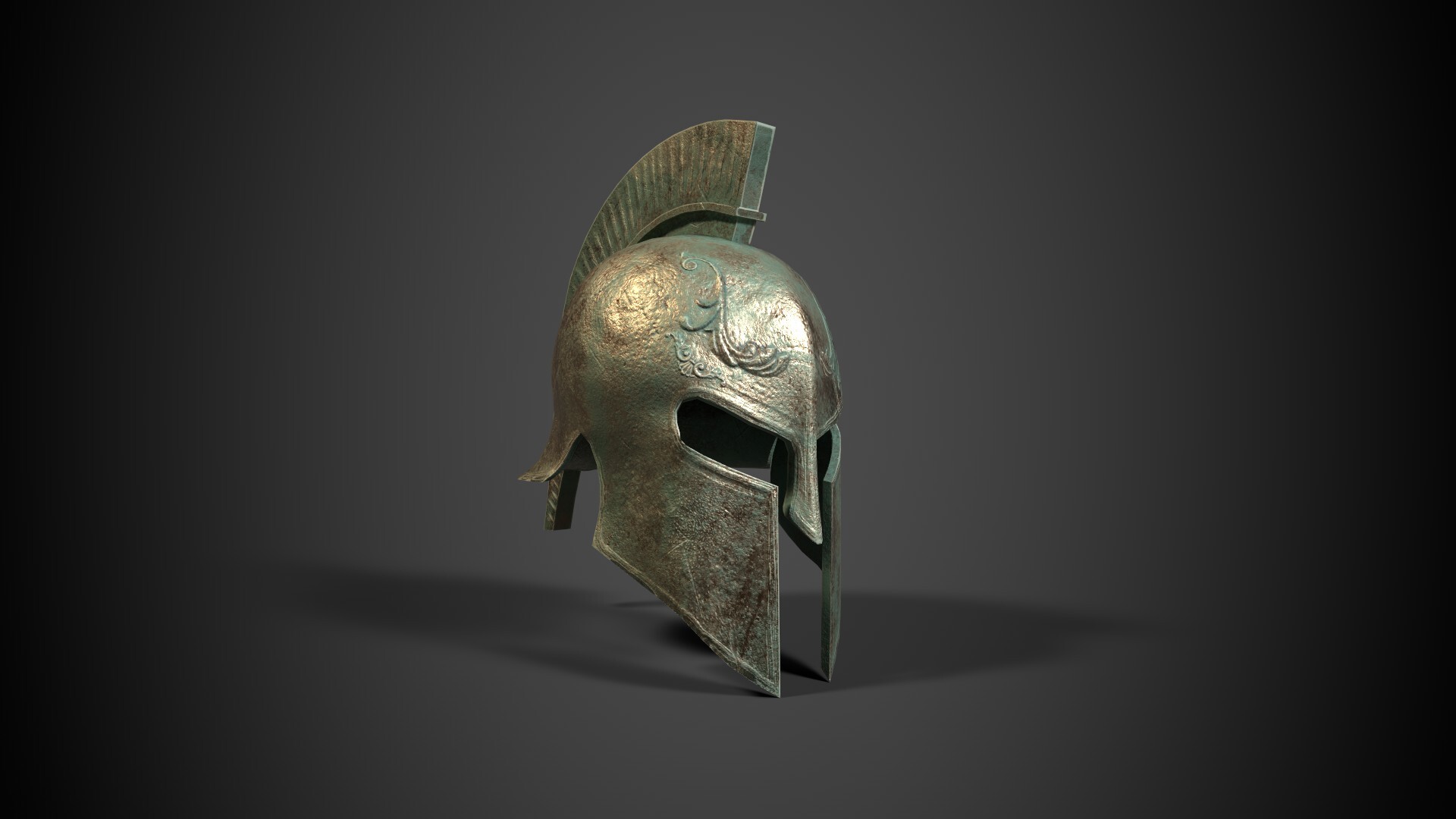 ArtStation - Greek Helmet