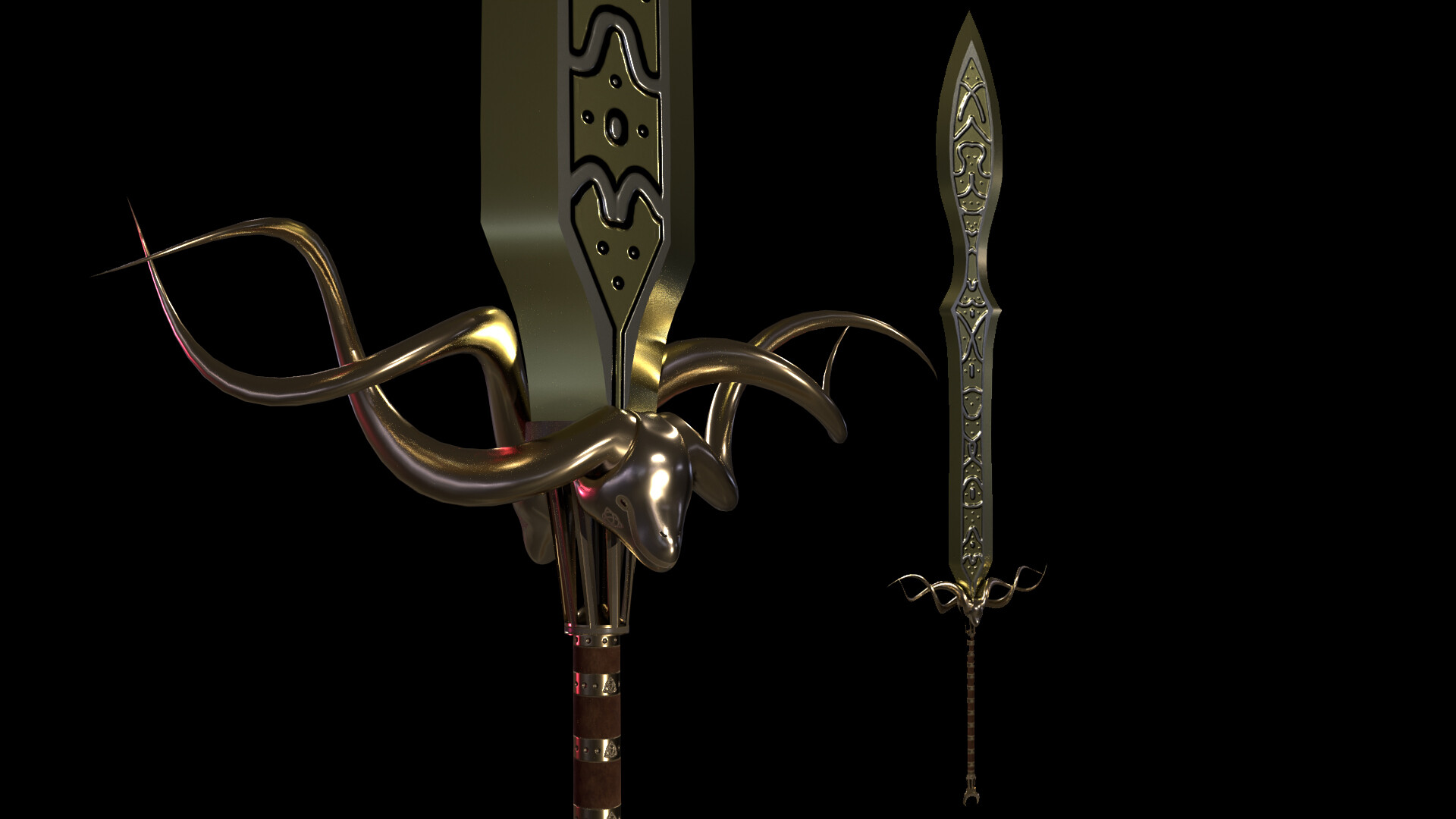 ArtStation - Hǫfuð (Hofund) - Heimdallr's sword