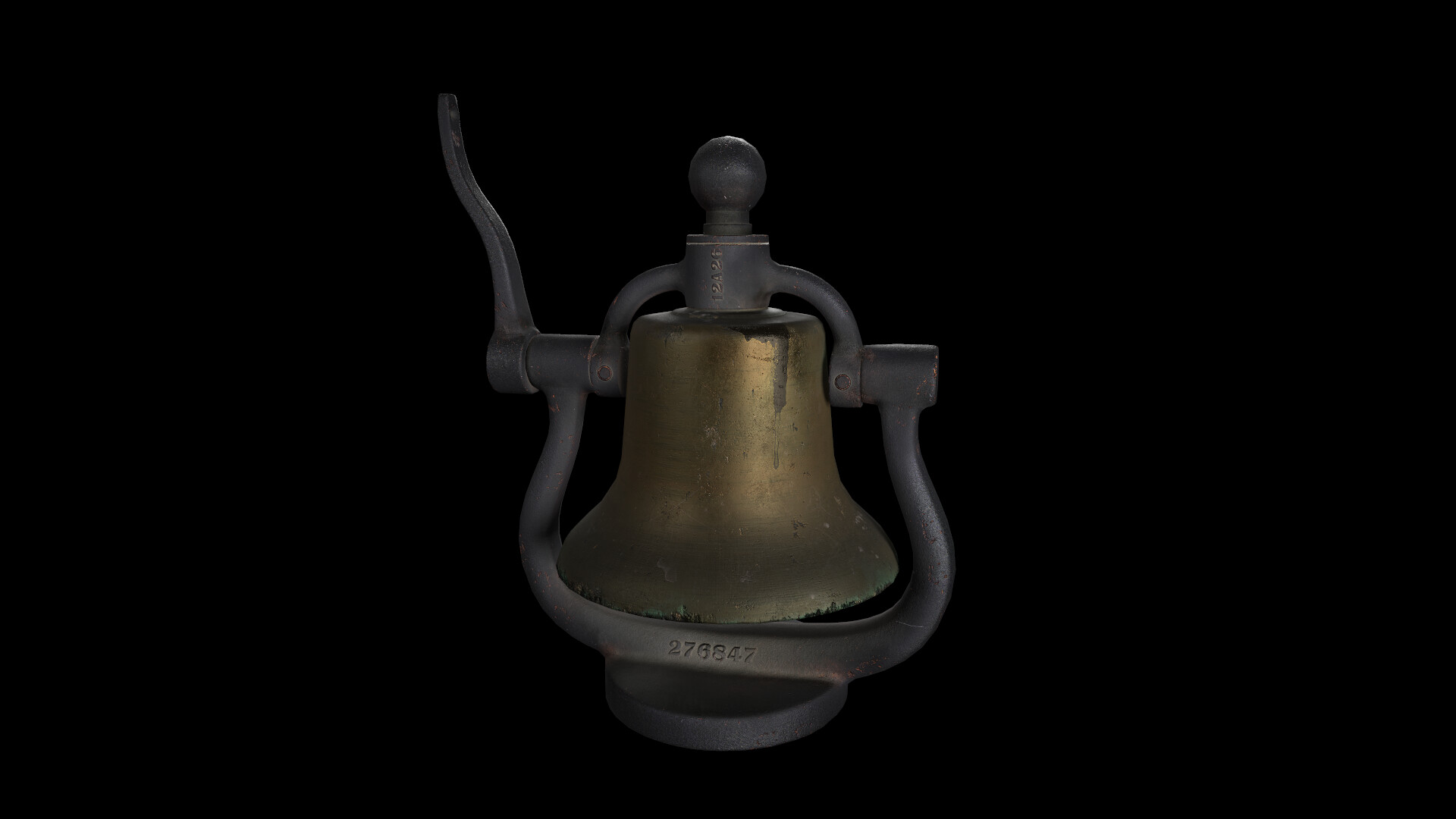 ArtStation - Antique steam locomotive bell