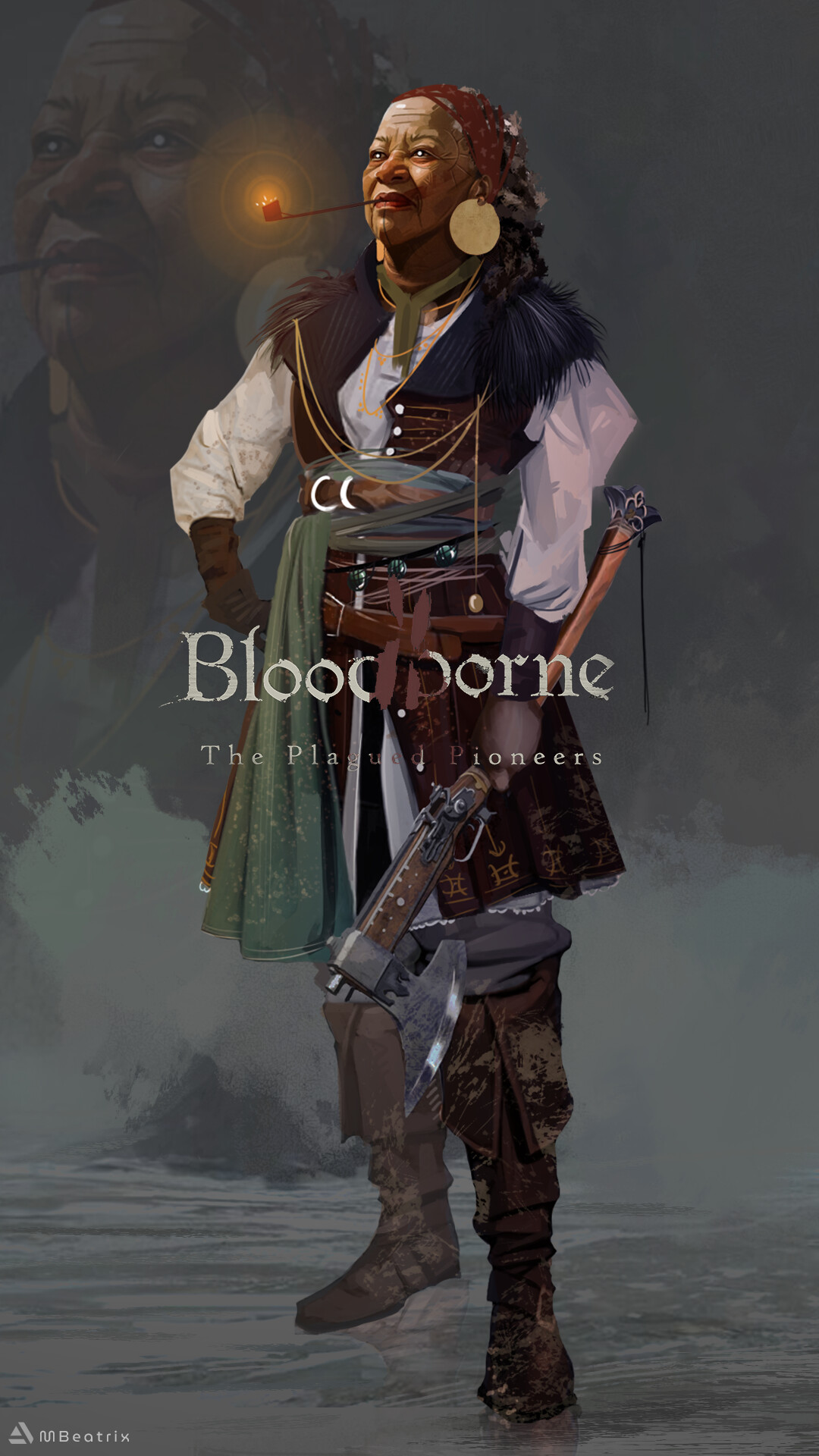 ArtStation - Bloodborne II - The Plagued Pioneers - The old explorer