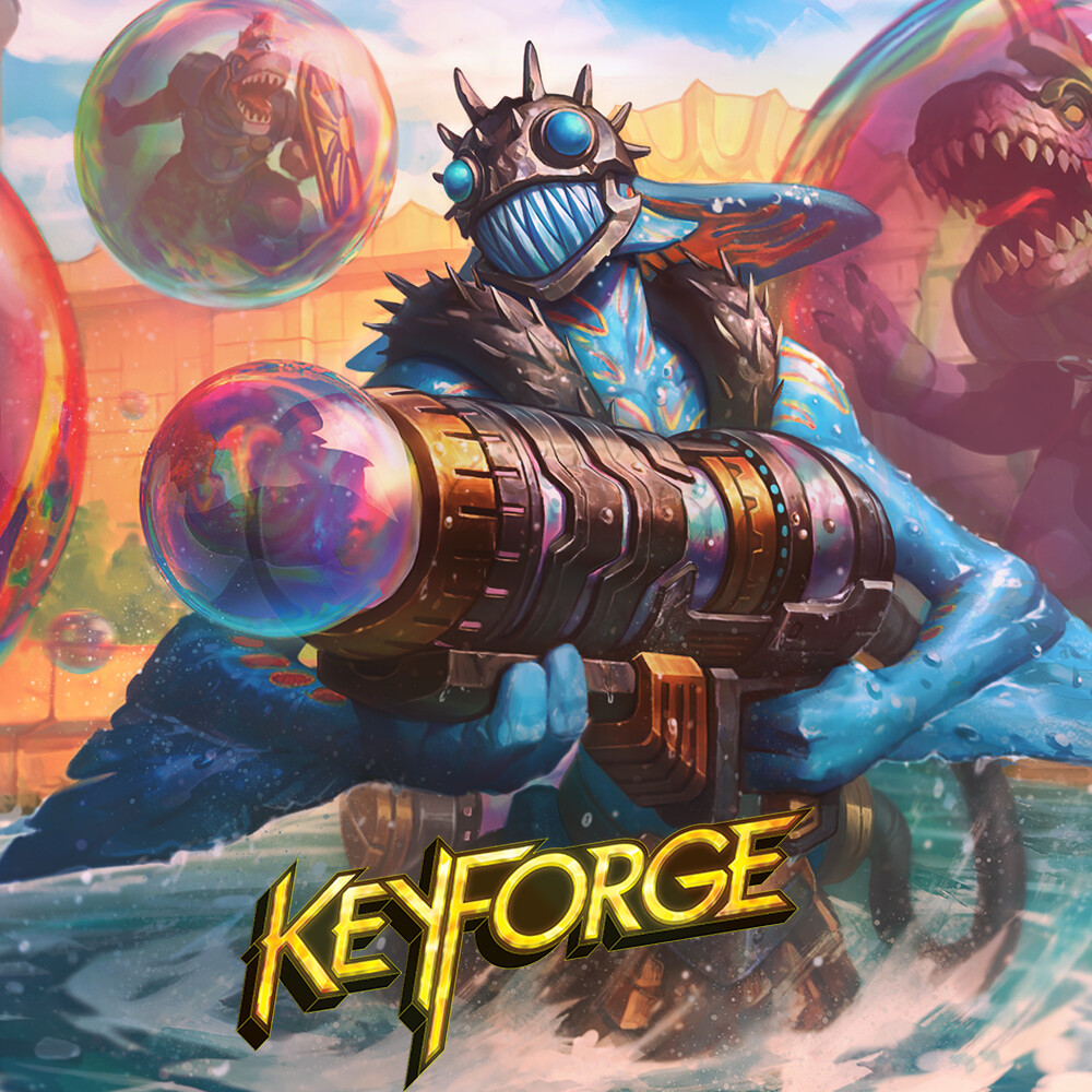 ArtStation - Bubbles - Keyforge