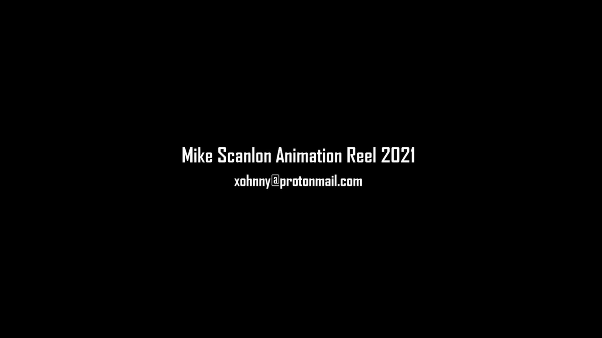 ArtStation - Mike Scanlon Animation Reel 2021