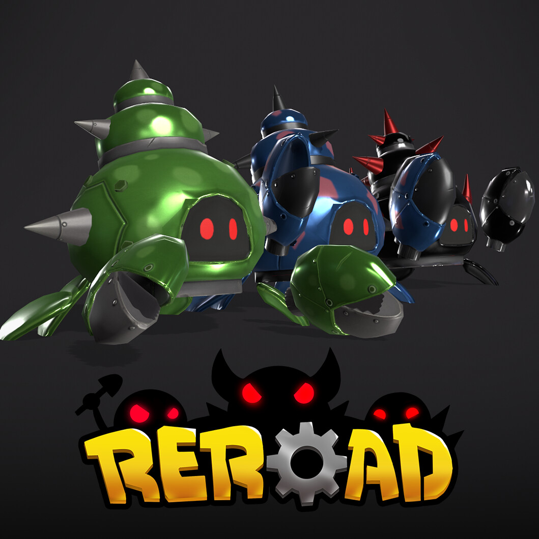 ArtStation - ReRoad - 'Shell' Monster