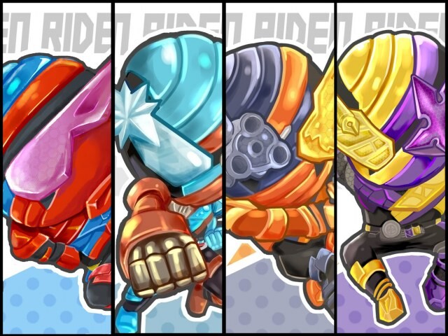 ArtStation - Chibi Kamen Rider Build - HENSHIN!