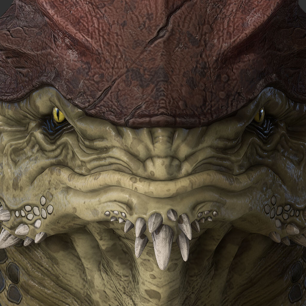 ArtStation - Krogan Head Bust
