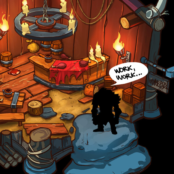 ArtStation - Stylized Orc Tavern