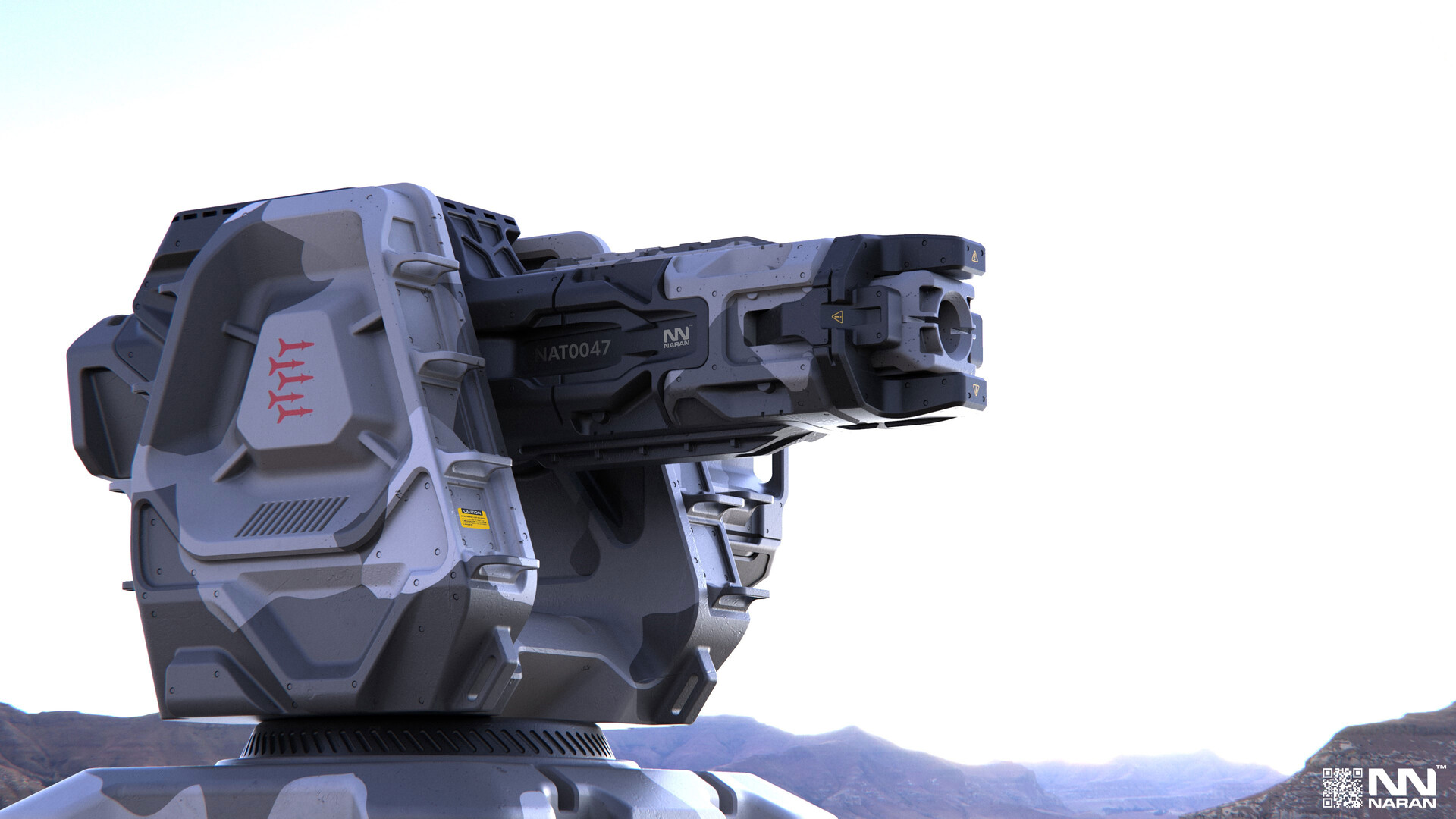 ArtStation - NARAN™ FDS - Defense Turret Design