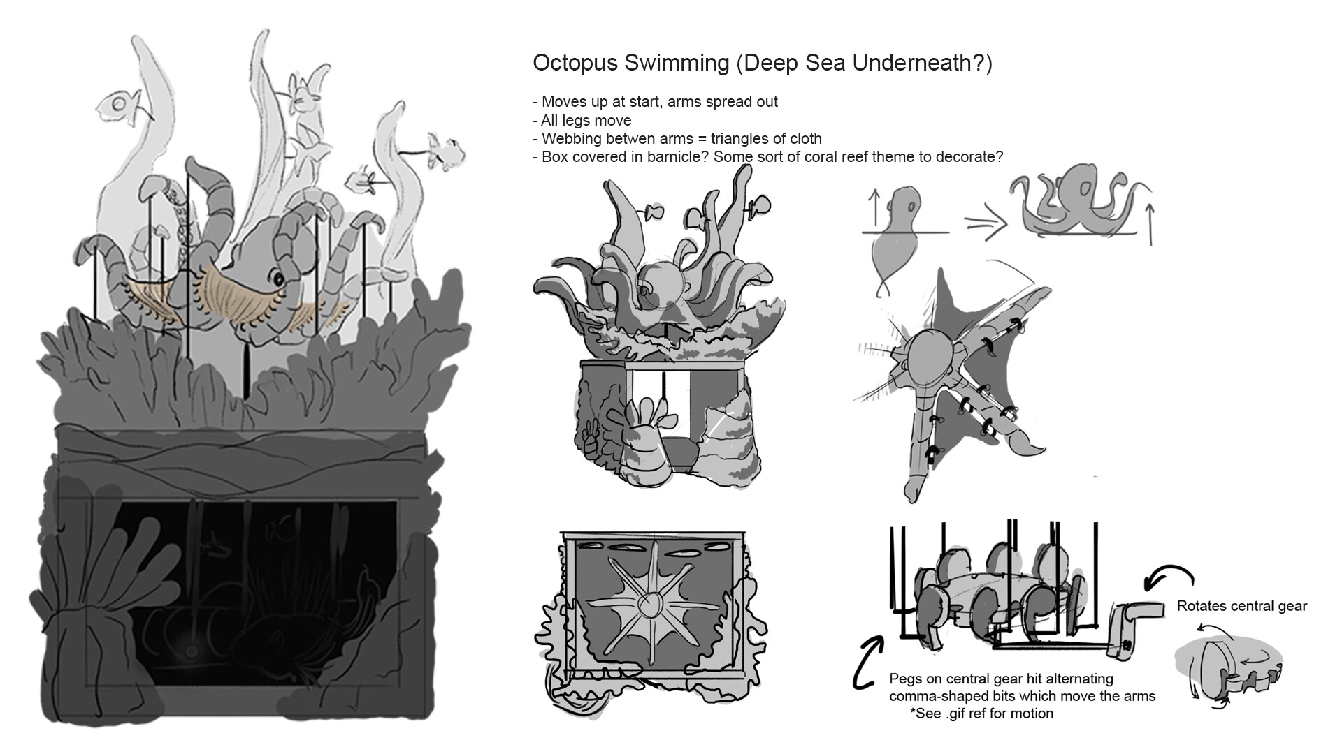 ArtStation - Nautical Automata Concept Thumbnails - Round 1