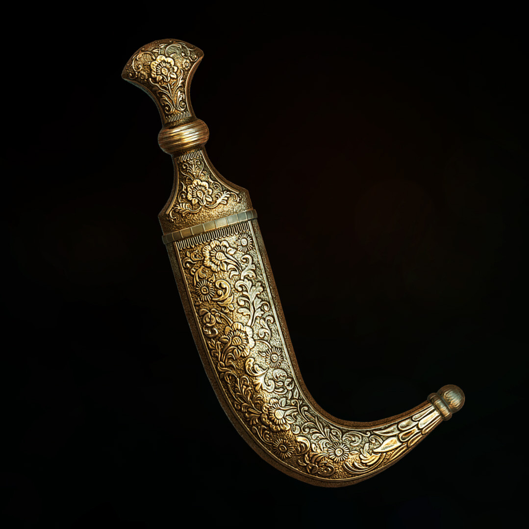 ArtStation - Indian jambiya Dagger