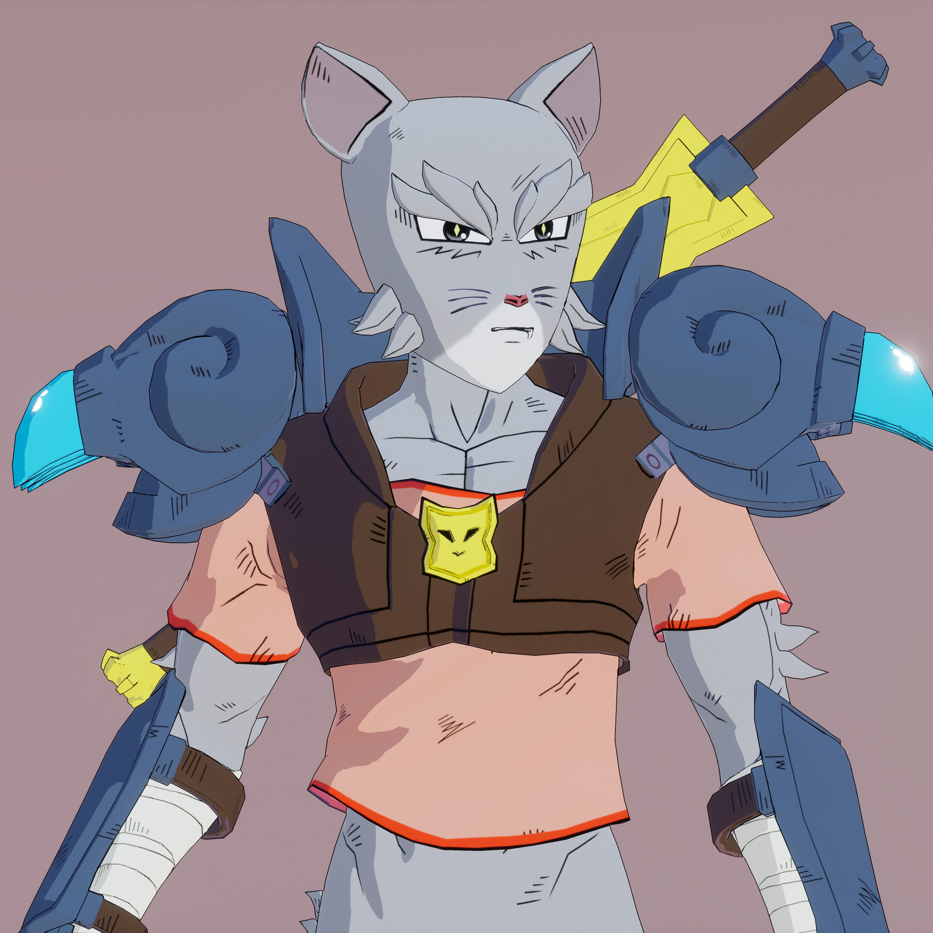 ArtStation - Cat Soldier