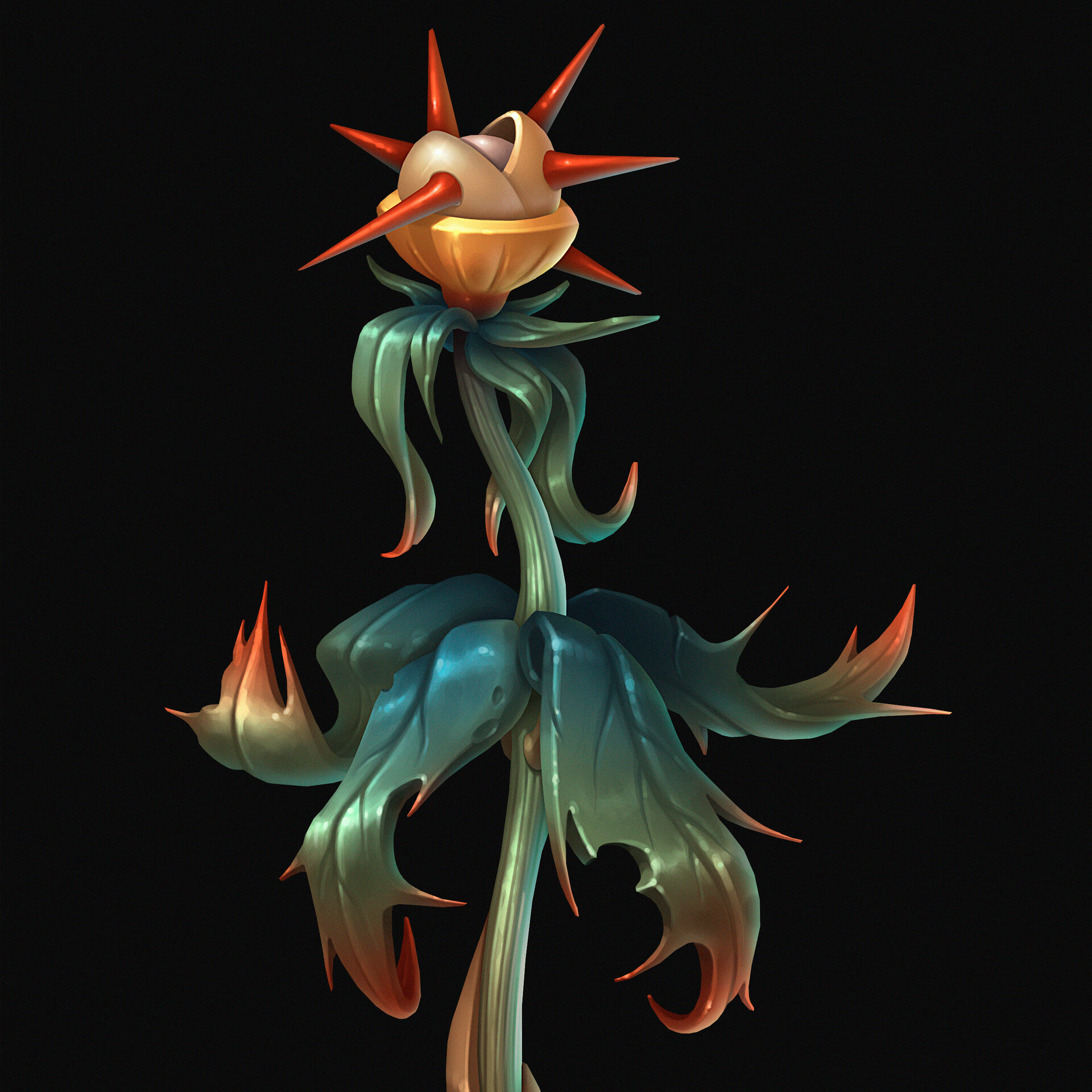 ArtStation - Will-O'-the-Wisp plant