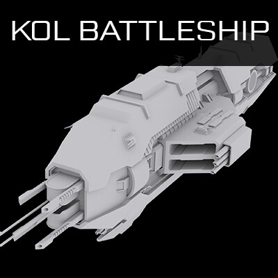 ArtStation - TEC Kol Class Battleship Modernization (W.I.P)