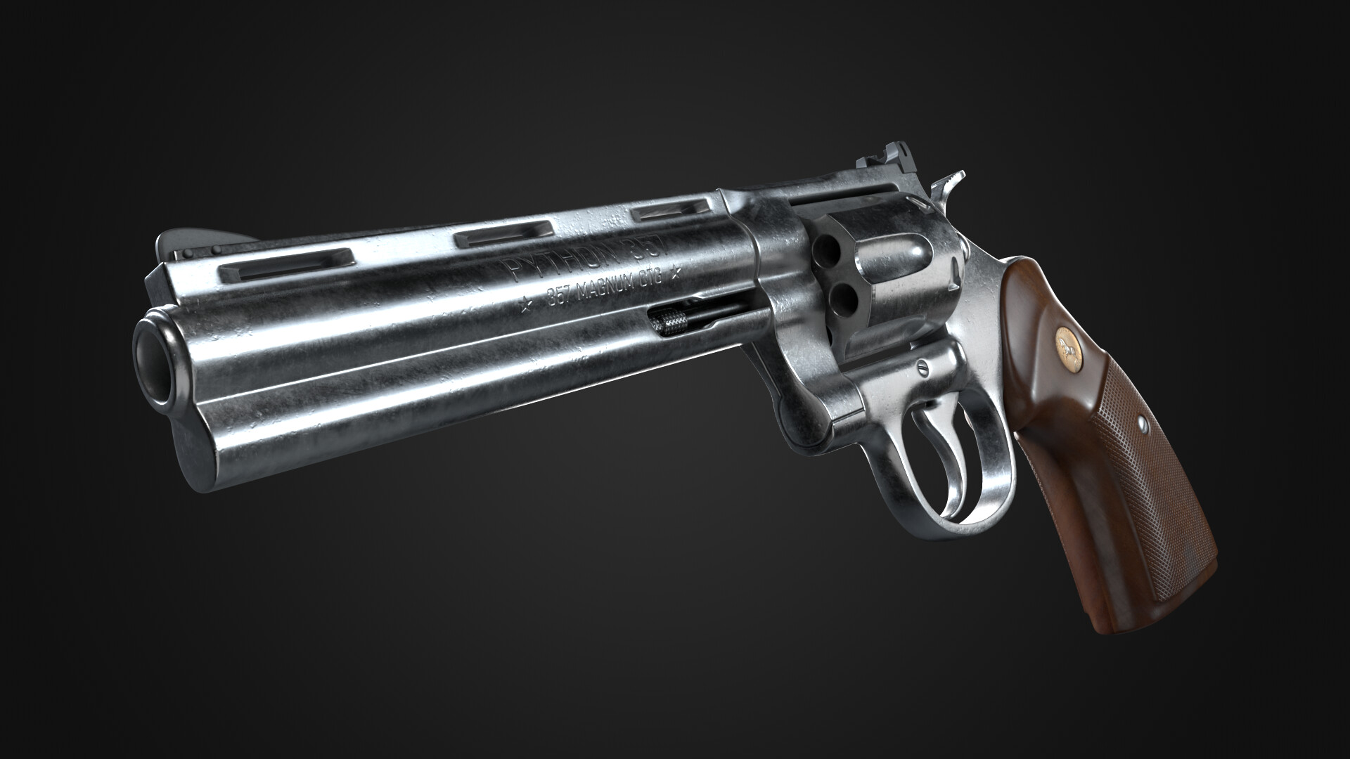 ArtStation - Colt Python .357 Magnum - Capstone prop