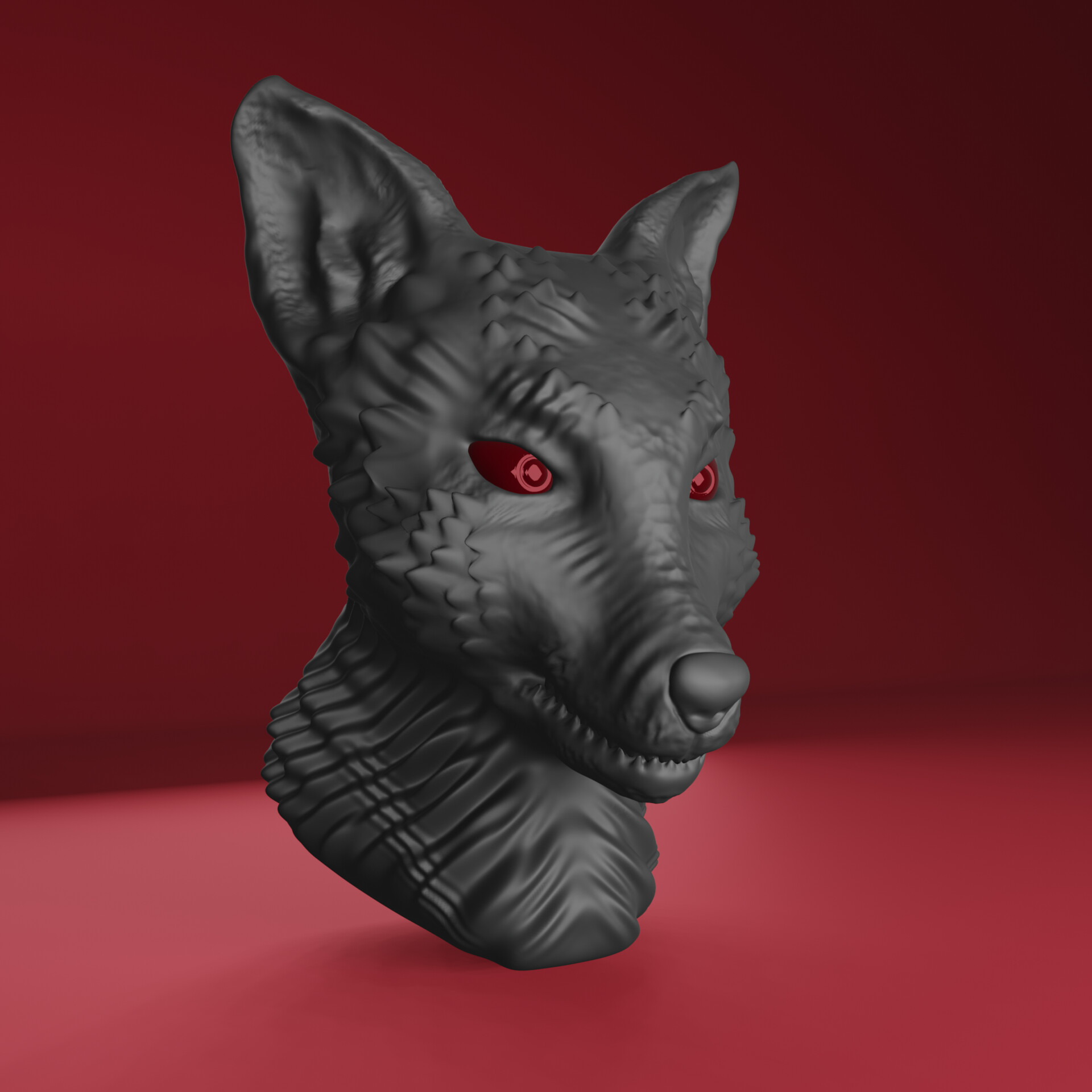 ArtStation - wolf sculpt