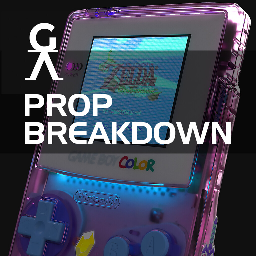 ArtStation - GameBoy Color Breakdown