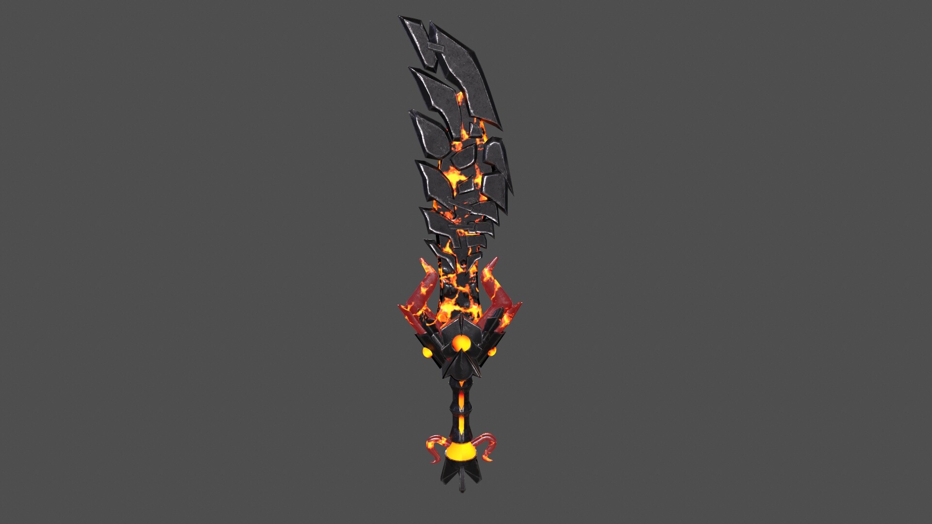 ArtStation - Deathwing sword (World of warcraft)