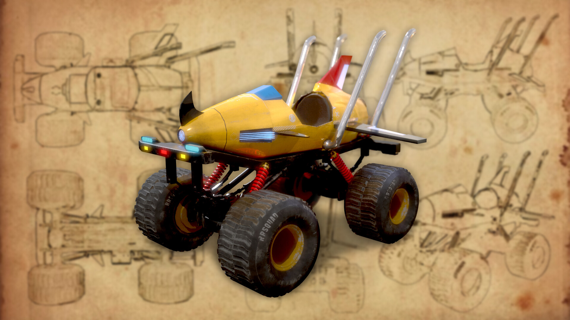 ArtStation - Rocket_Monster