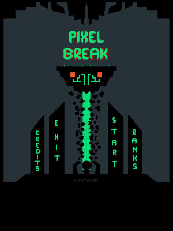 ArtStation - Pixel Break Game Cover / UI Art